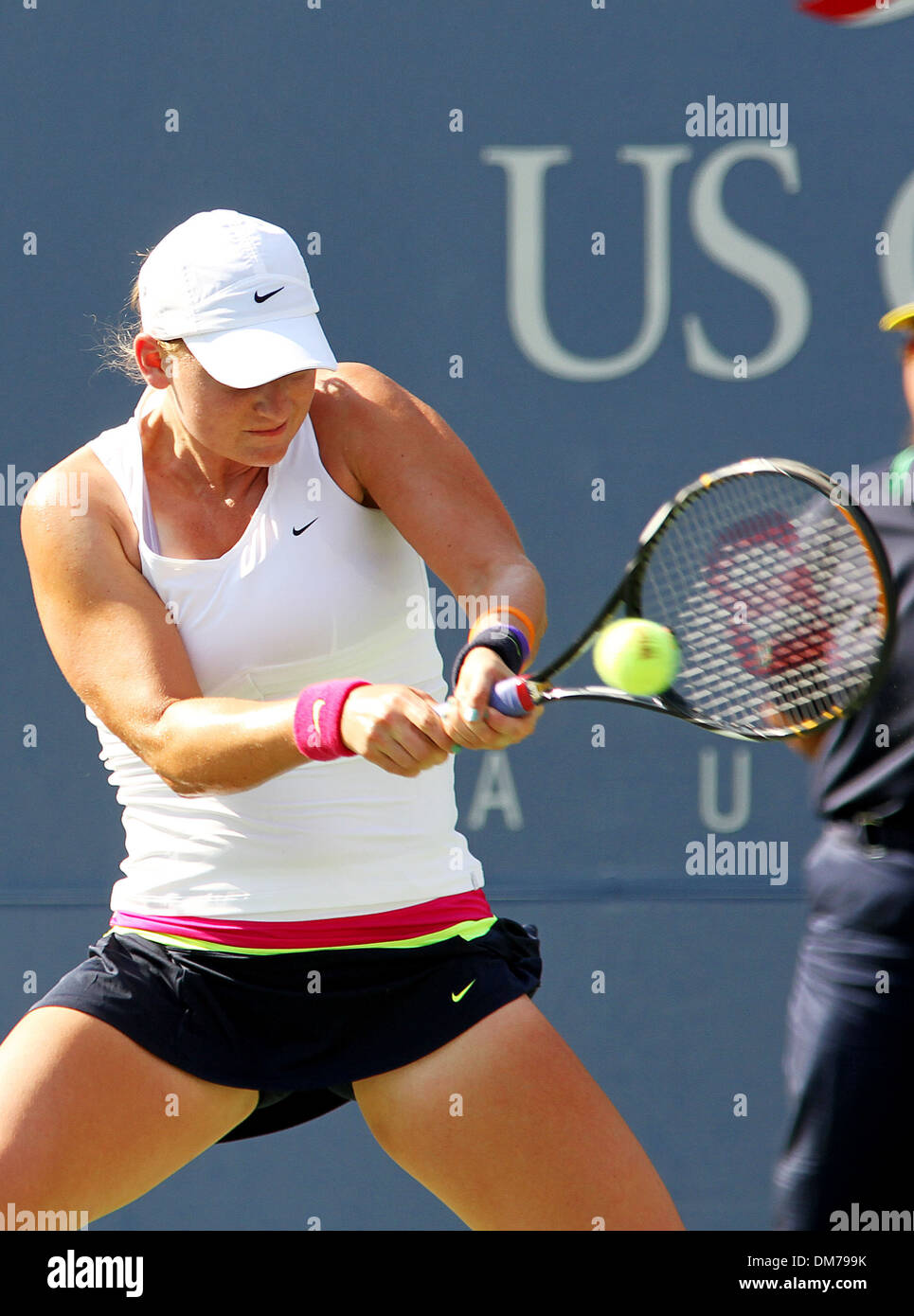 Mallory Burdette US Open 2012 Women's Match - Maria Sharapova vs ...