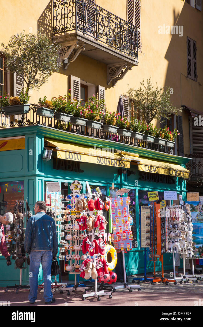 Shop selling holiday toys and items in Annecy old town, Annecy, Savoie ...