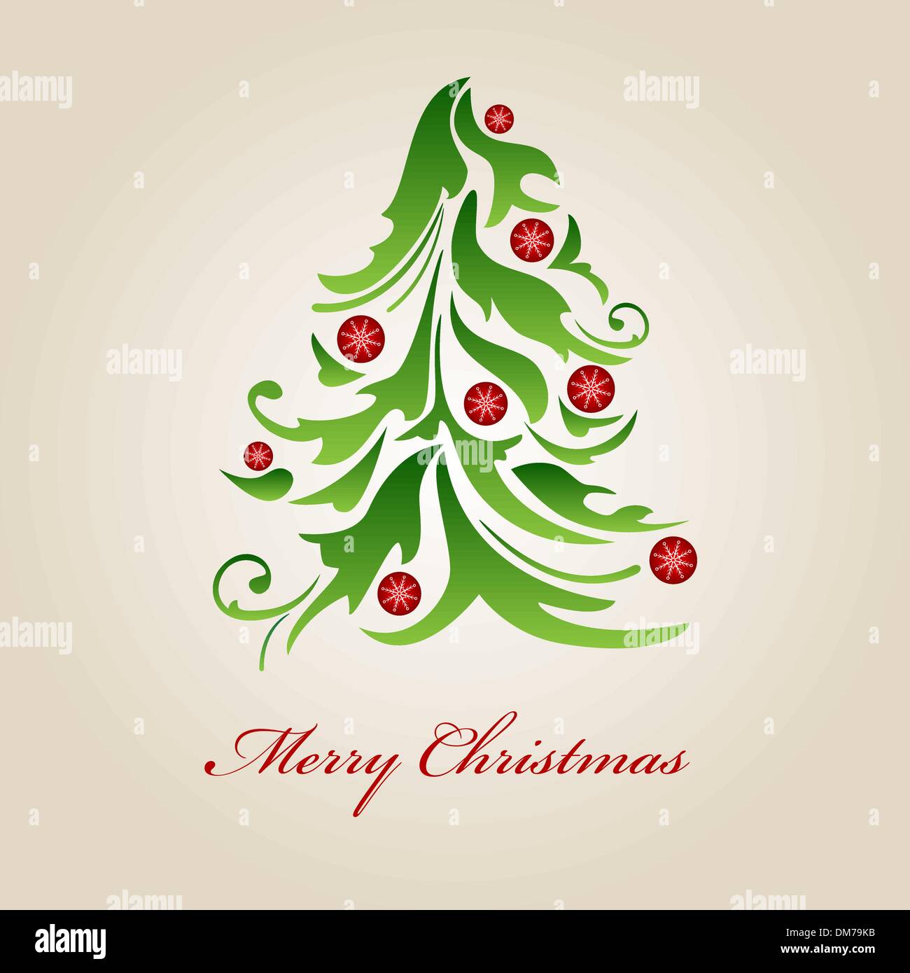 Christmas decor pine branches Stock Vector Images - Alamy