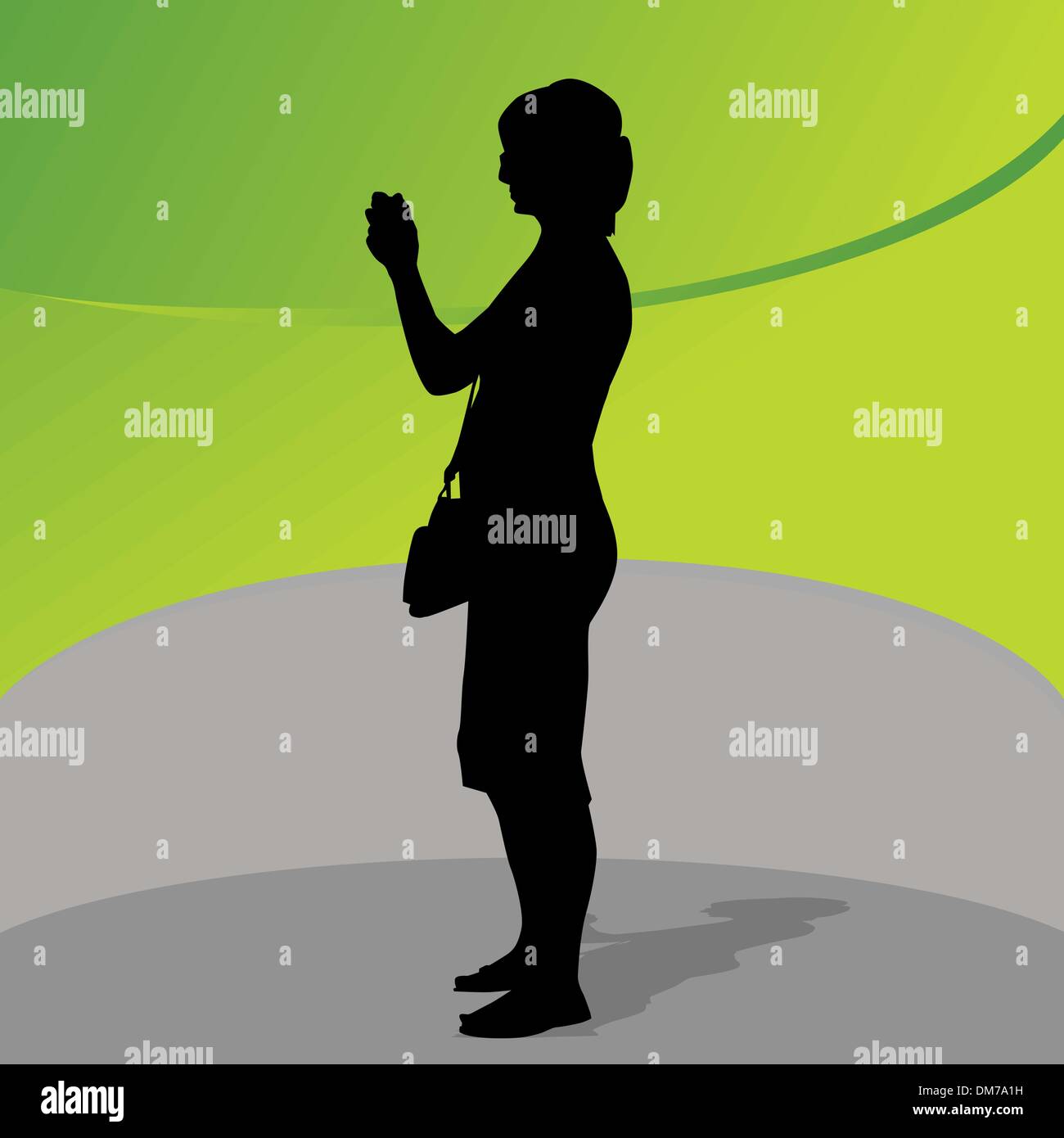 Tourist photo phone on Stock Vector Images - Alamy