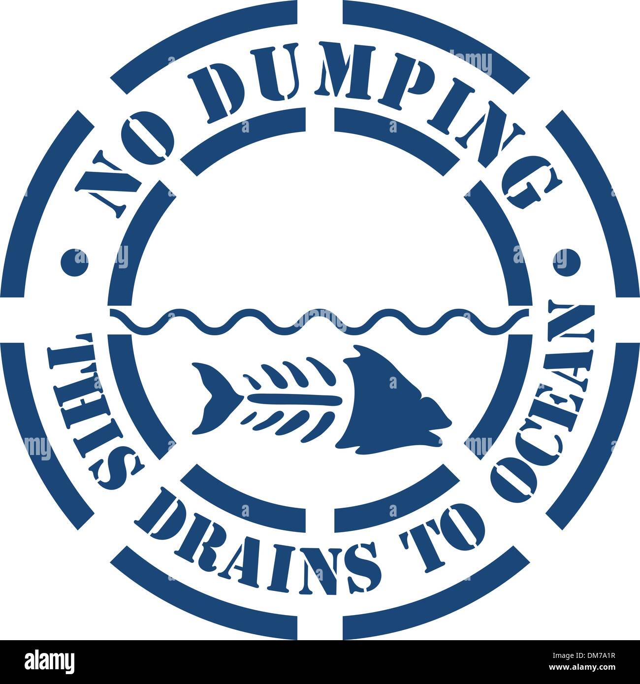 No Dumping Sign Stock Vector Image & Art - Alamy