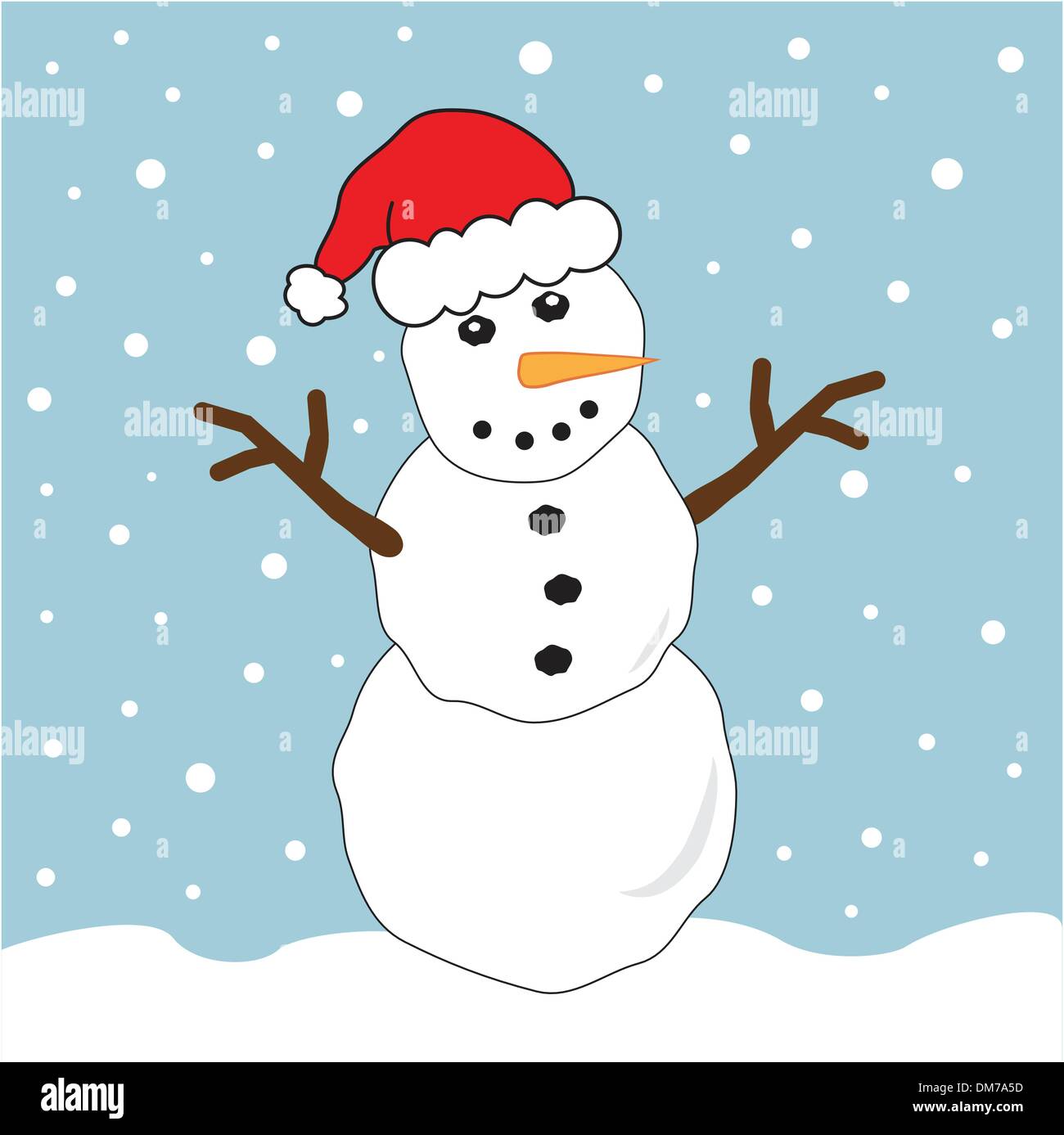 White man wearing santa hat Stock Vector Images - Alamy