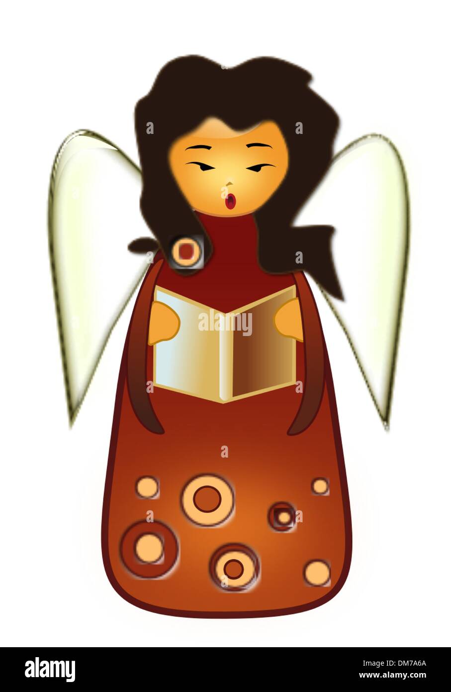 Angel and snow Cut Out Stock Images & Pictures - Alamy