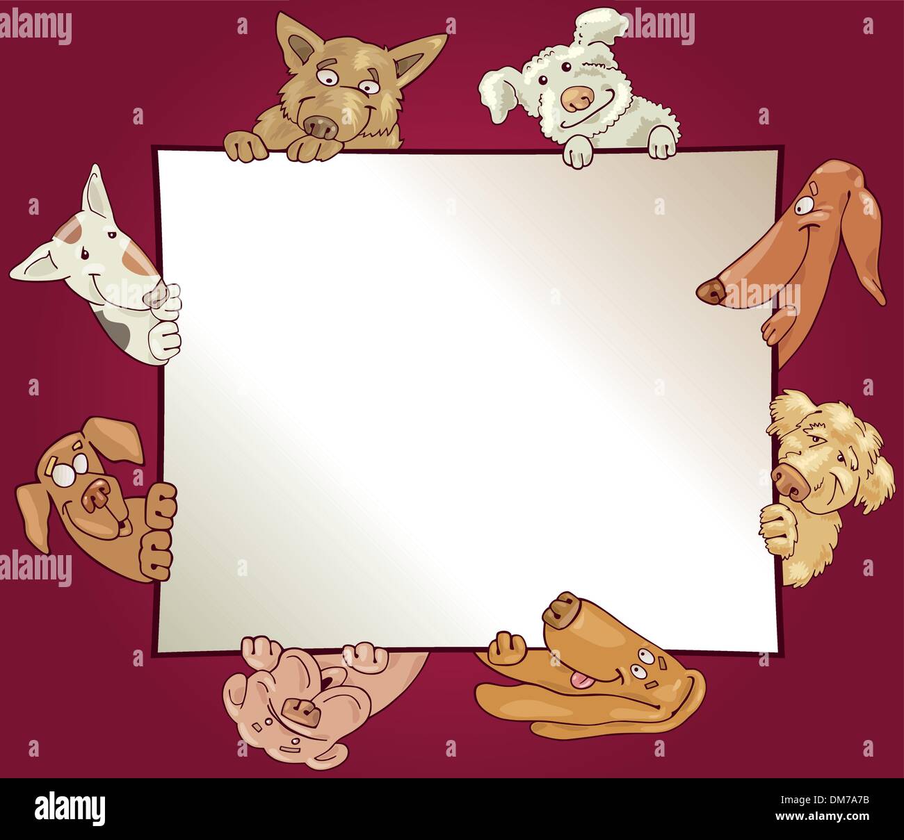 Pets pet dogs purebred Stock Vector Images - Alamy