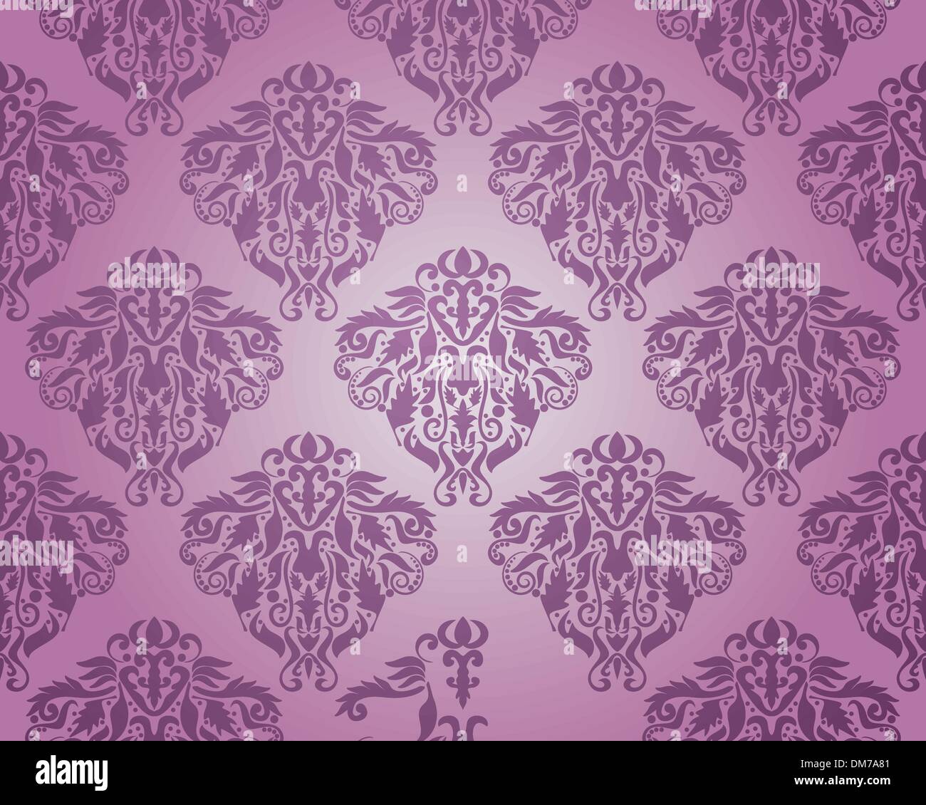 Seamless damask pattern hi-res stock photography and images - Alamy