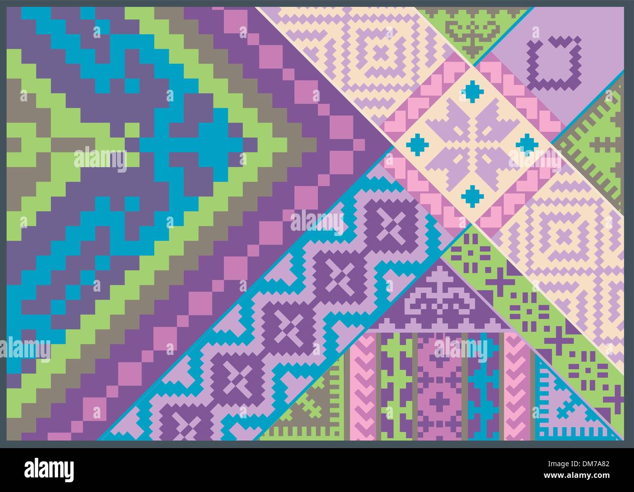 Sofa pattern vector vectors hi-res stock photography and images - Alamy