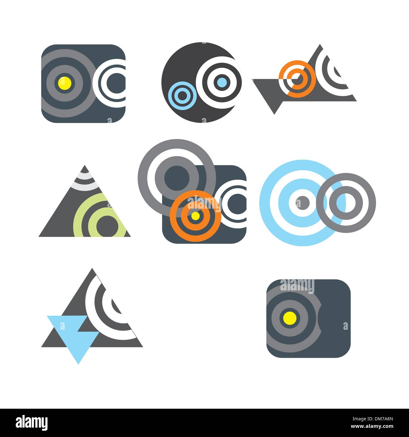collection of abstract symbols Stock Vector Image & Art - Alamy