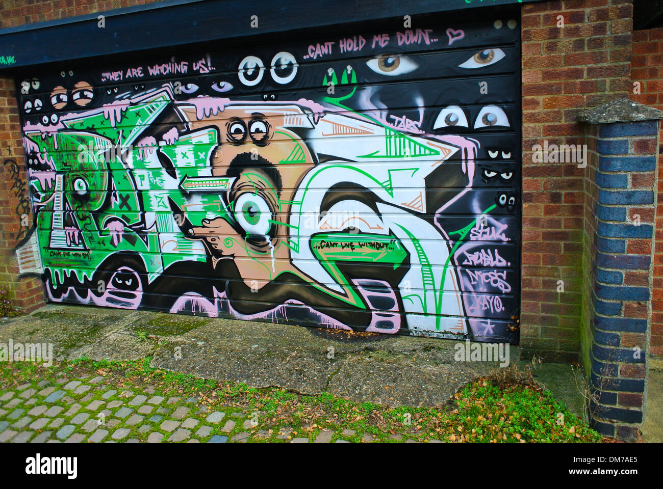 Pendz street art graffiti in Northampton England UK Stock Photo - Alamy