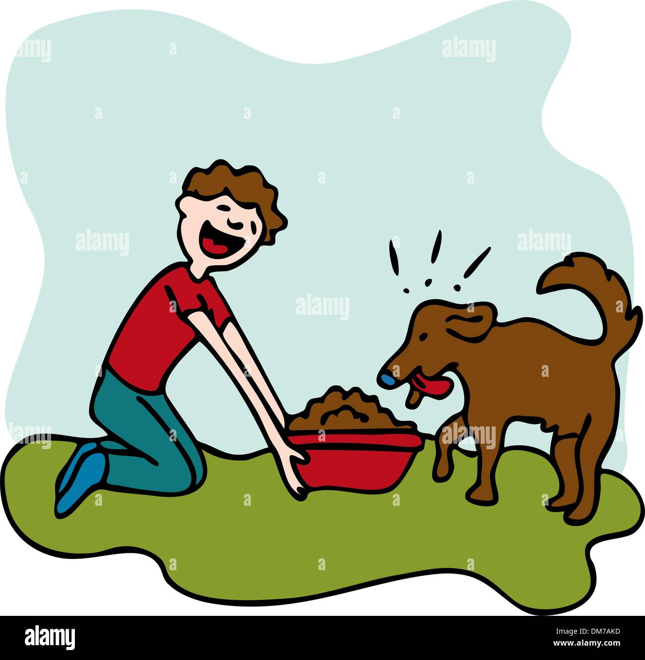 Food feeding serving Stock Vector Images - Alamy