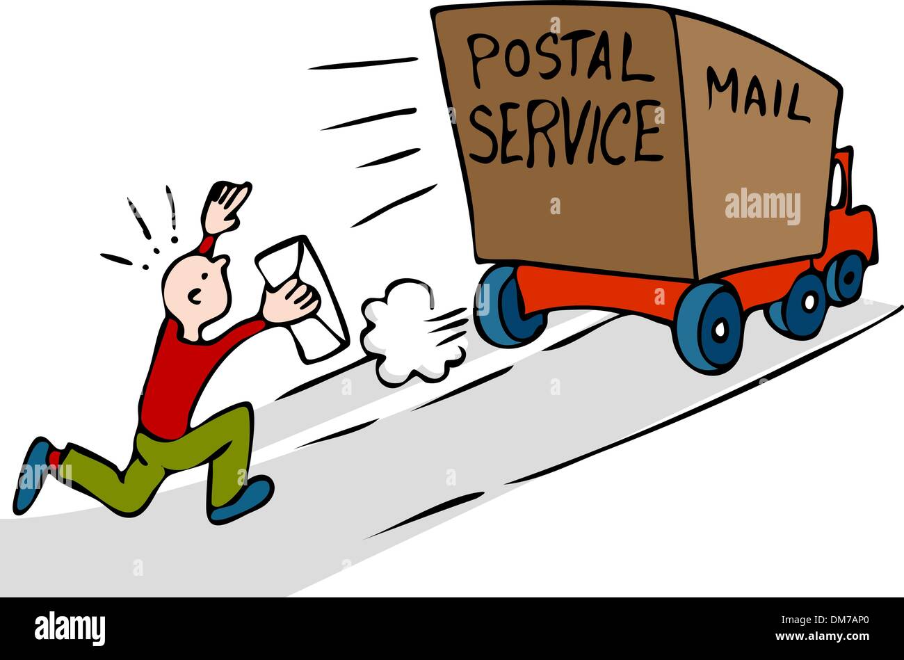 Late Urgent Mail Stock Vector Image & Art - Alamy