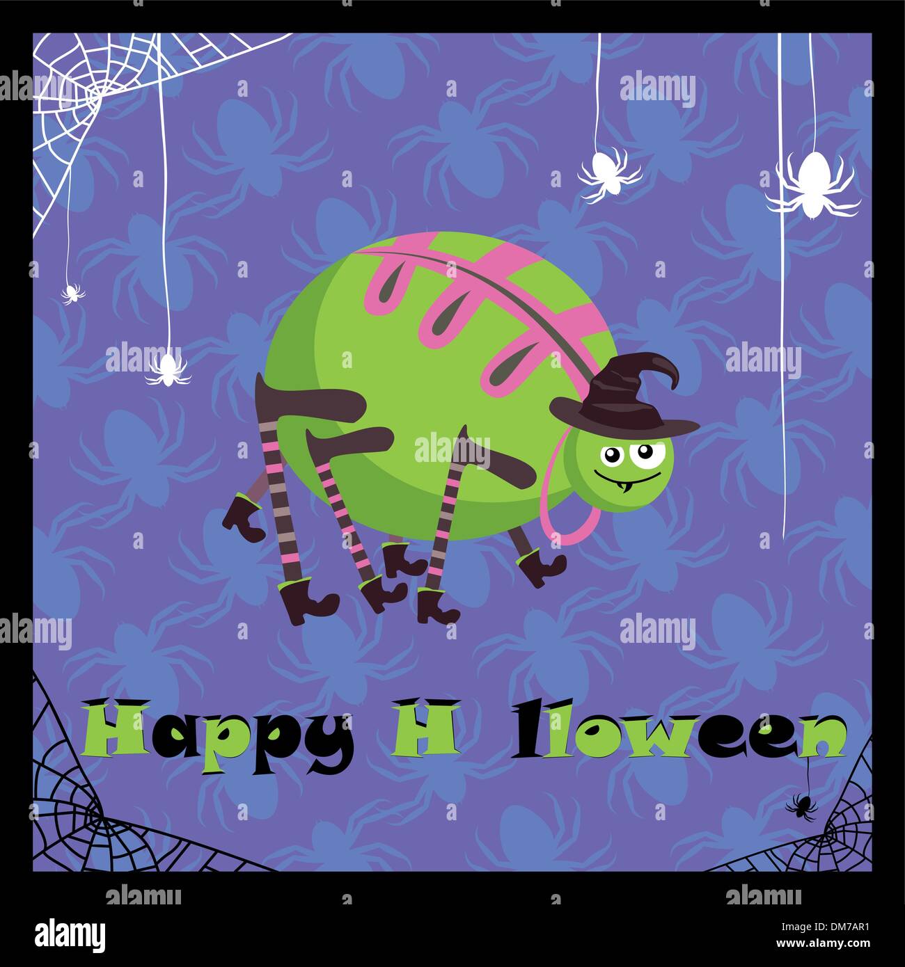 Cute cartoon spider halloween Stock Vector Images - Alamy