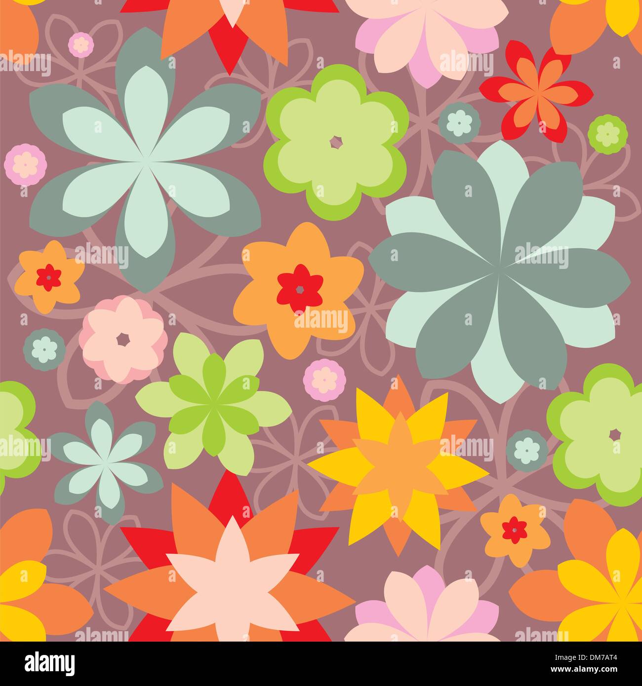 seamless floral background Stock Vector Image & Art - Alamy