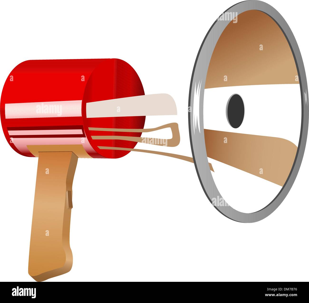 Loudspeaker megaphone vector on Stock Vector Images - Alamy