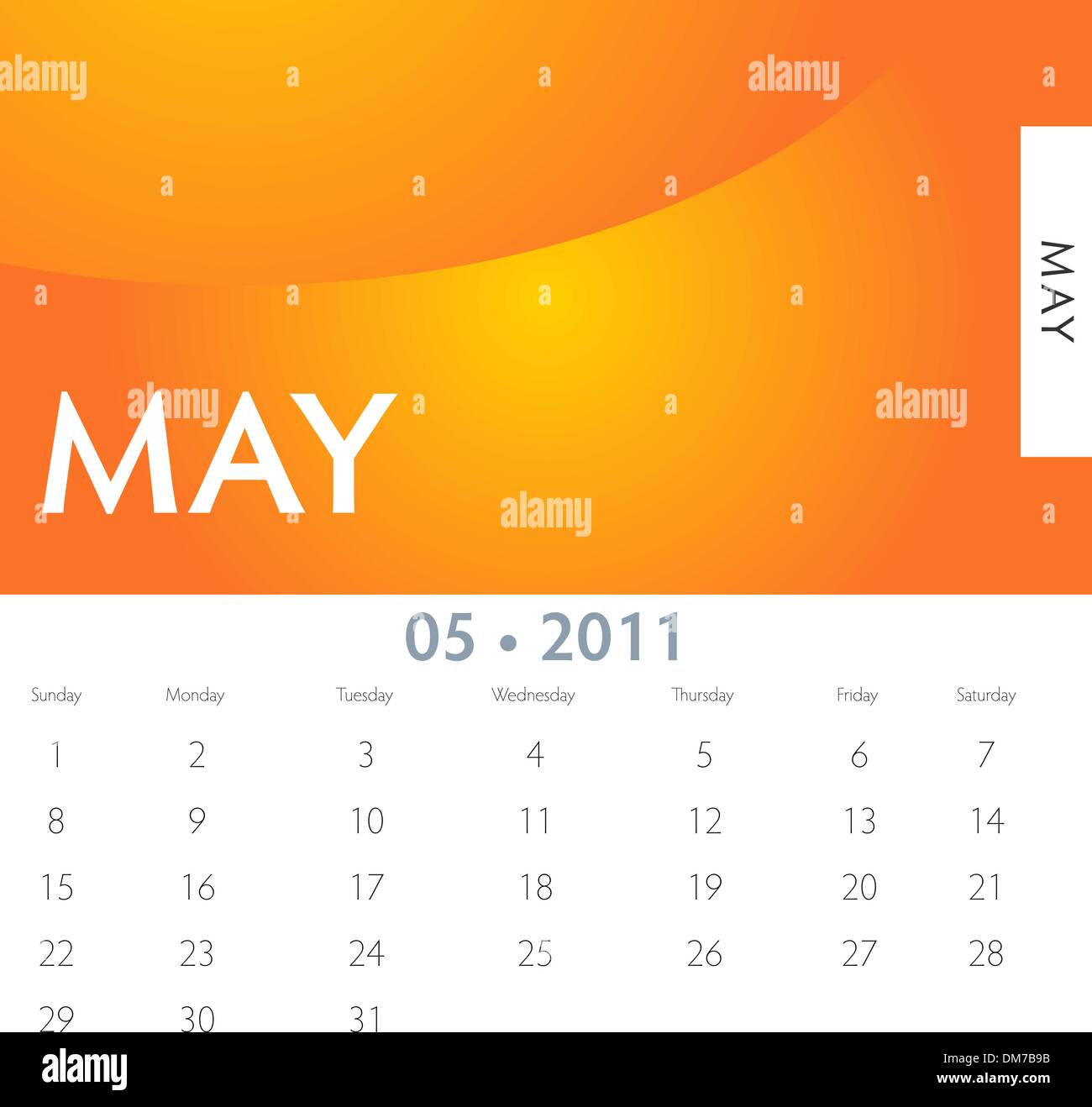 May calendar hi-res stock photography and images - Alamy