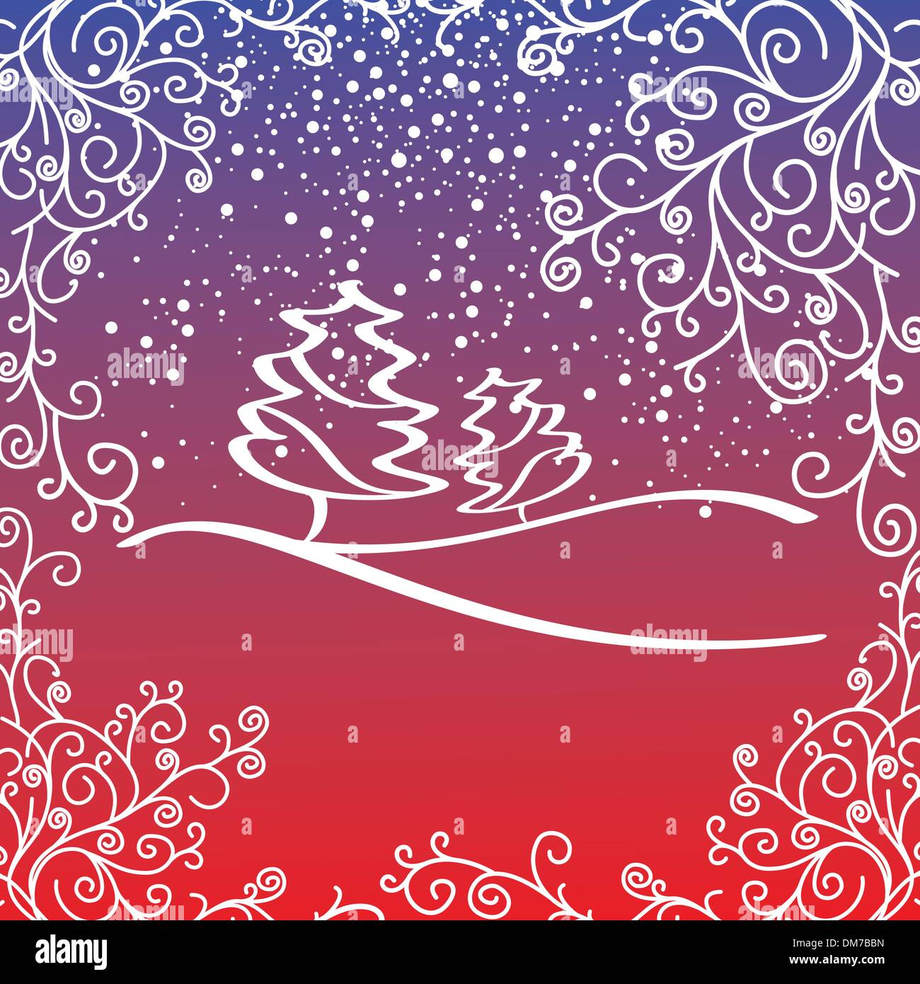 Artistic Christmas Card Stock Vector Image And Art Alamy