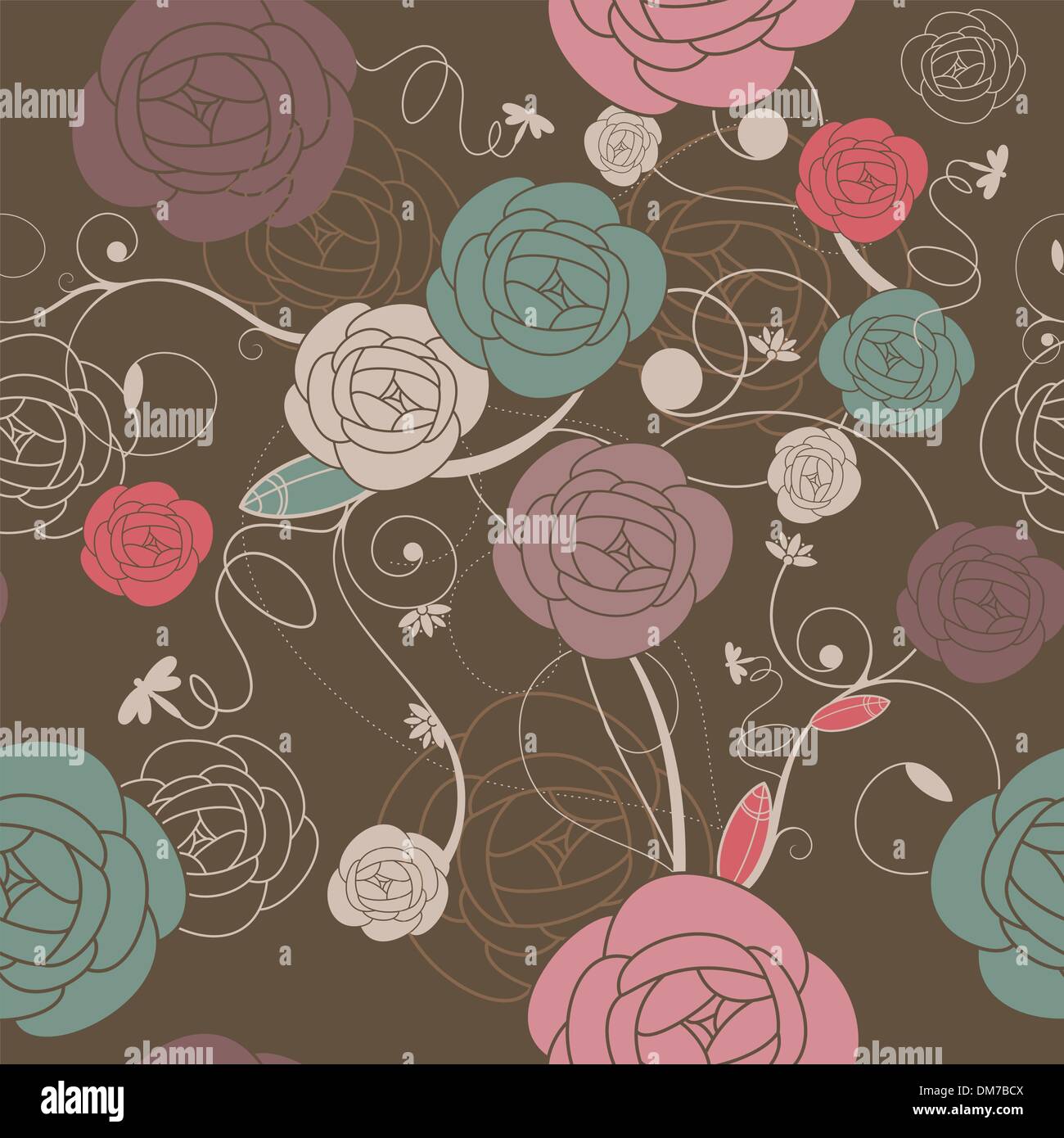 Image of romantic red rose Stock Vector Images - Alamy