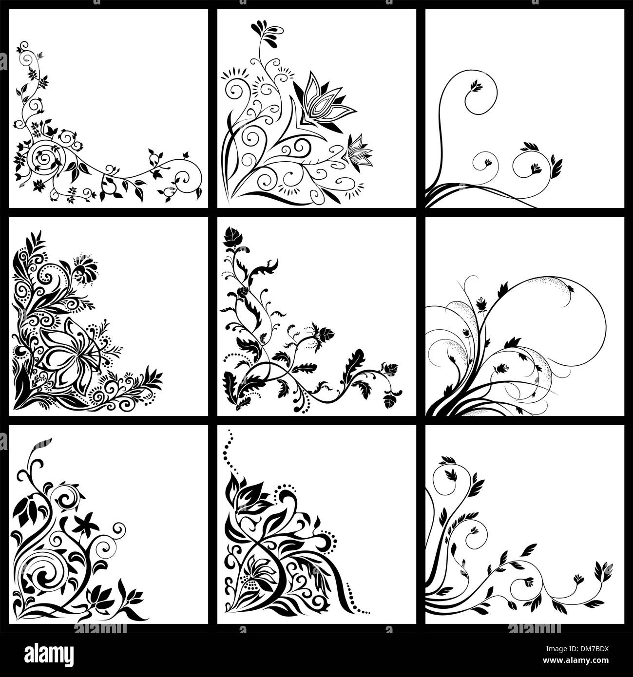 Collection of different cards Stock Vector Image & Art - Alamy