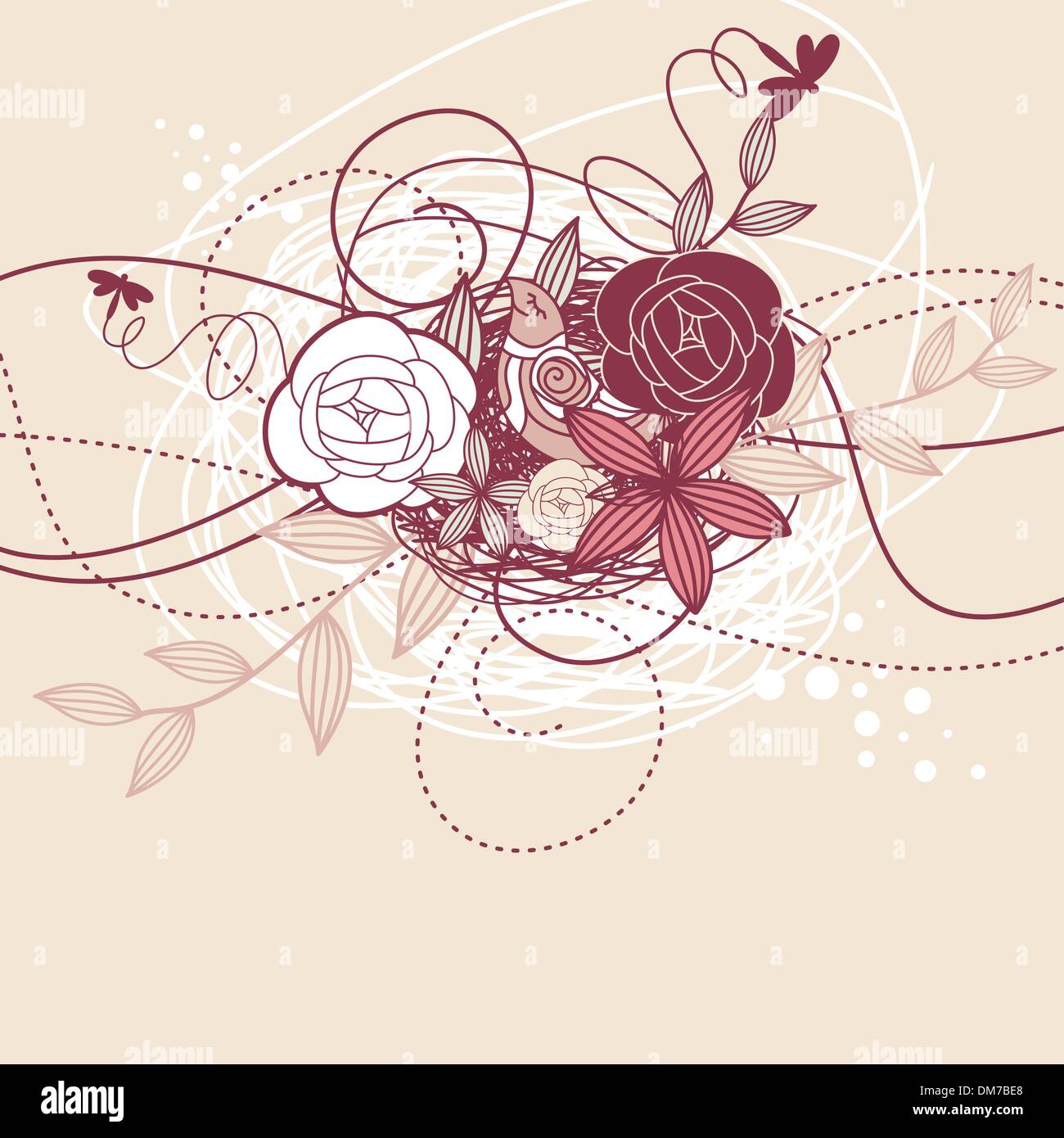 abstract cute card Stock Vector Image & Art - Alamy