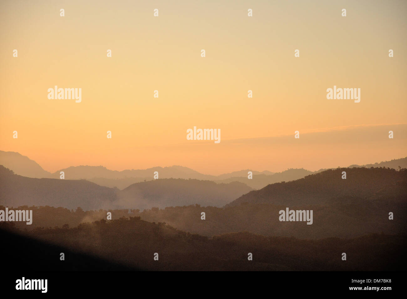 India, Arunachal Pradesh, Tirap region, Khonsa, sunset Stock Photo - Alamy