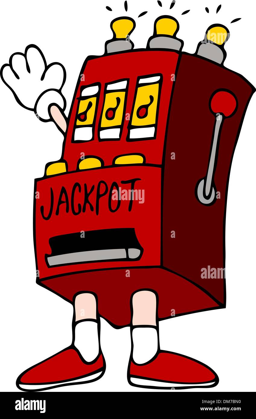 Jackpot Slot Machine Stock Vector Image & Art - Alamy