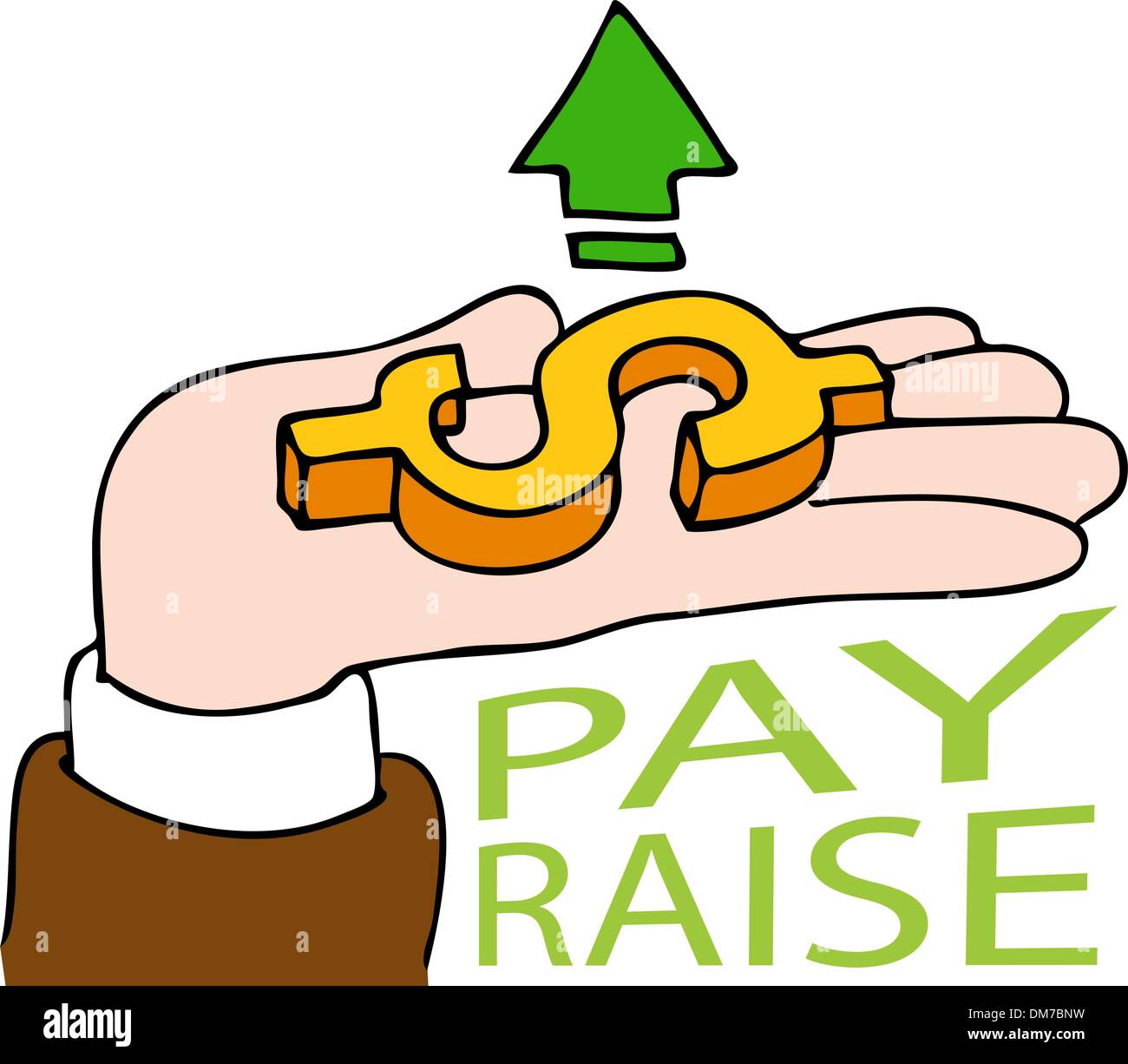 Raise pay Stock Vector Images - Alamy