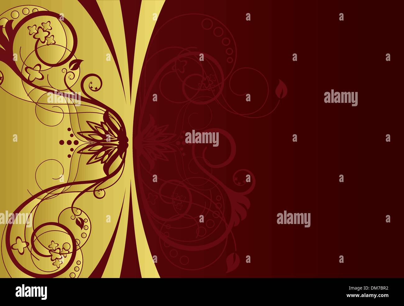 Gold border vector Stock Vector Images - Alamy