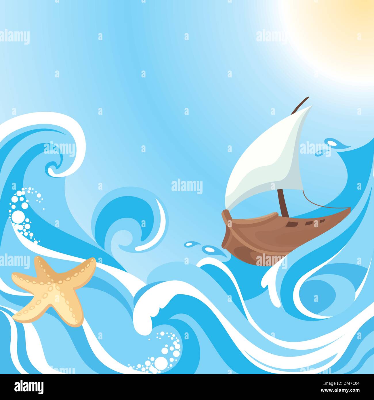 abstract sea background Stock Vector Image & Art - Alamy