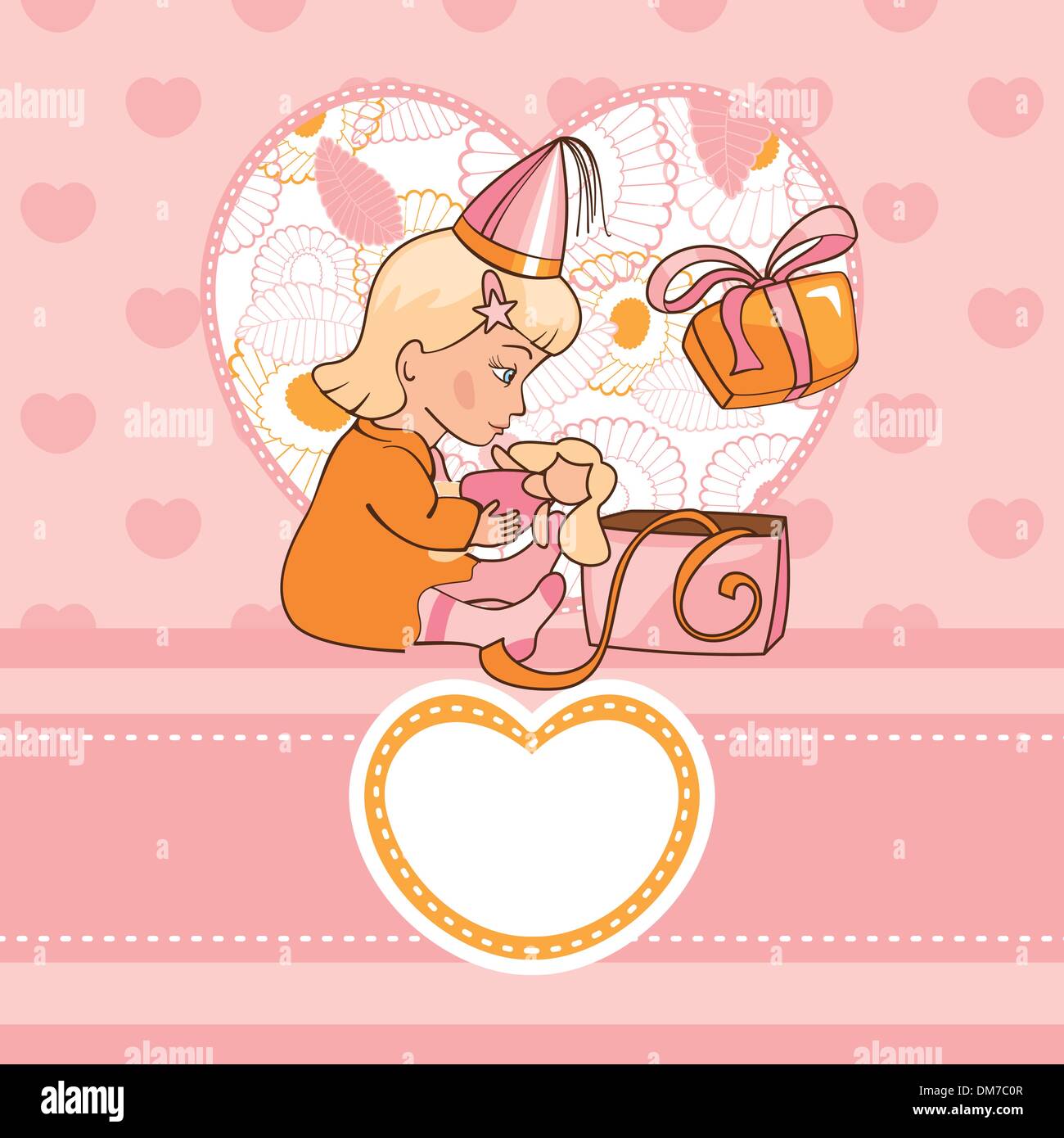 Happy kid present box Stock Vector Images - Alamy