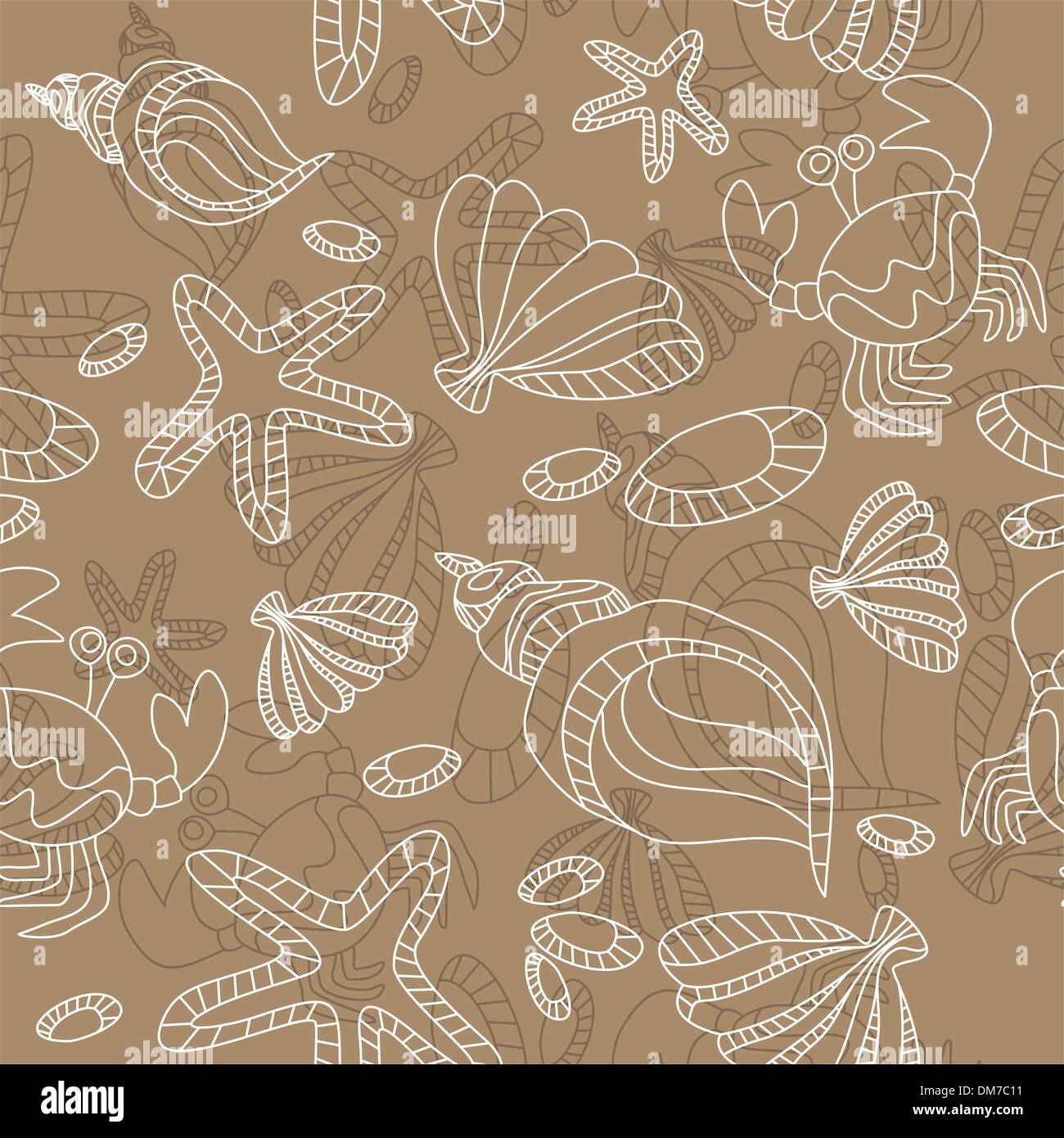 abstract marine seamless background Stock Vector Image & Art - Alamy