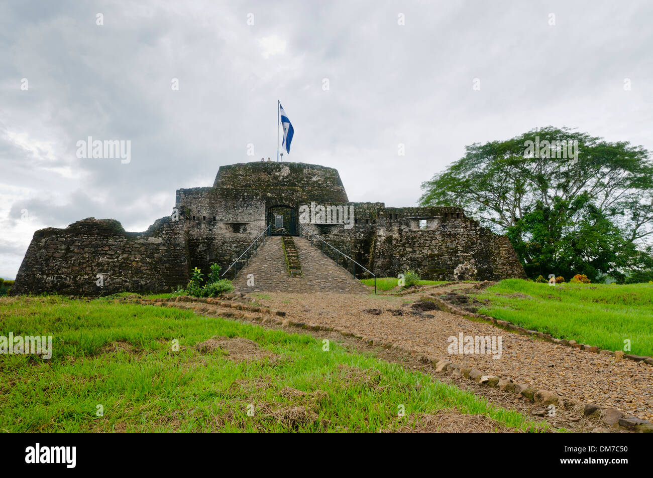 Spanish Fortress, El Castillo, Nicaragua, Central America Stock Photo ...