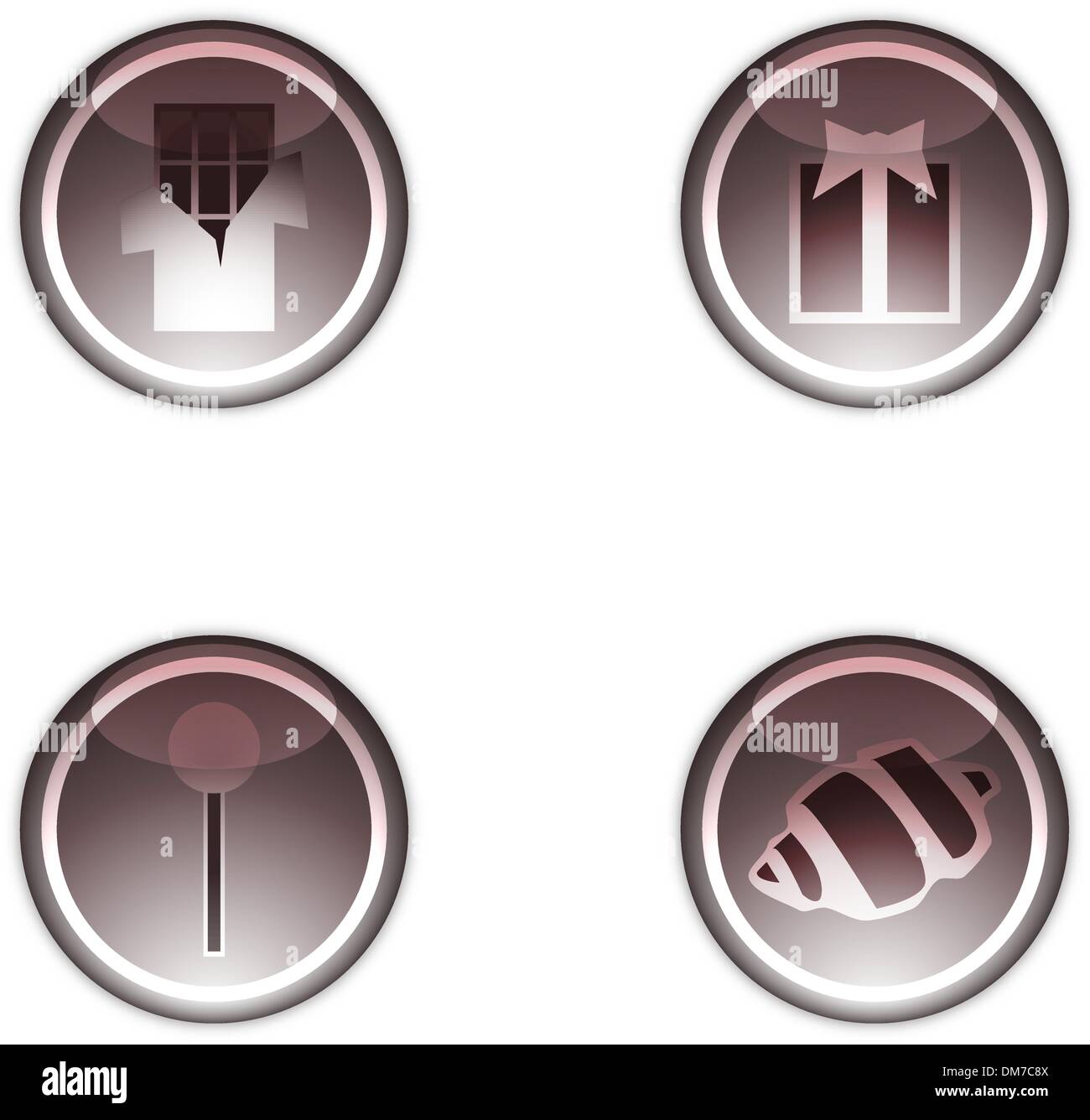 Candy roll Stock Vector Images - Alamy