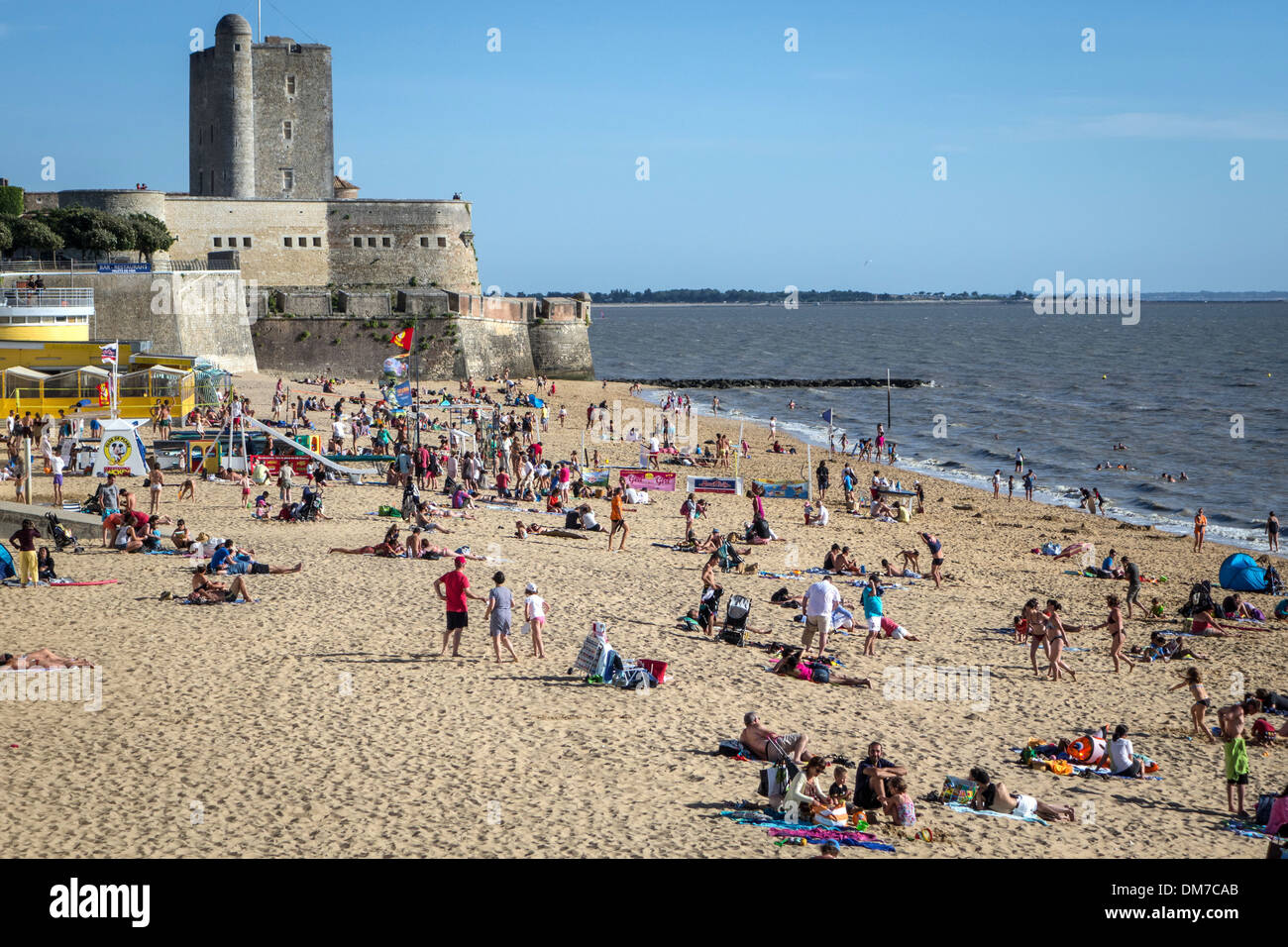 BEACH AND FORT VAUBAN, MEDIEVAL FORTIFIED CHATEAU REDESIGNED BY VAUBAN ...