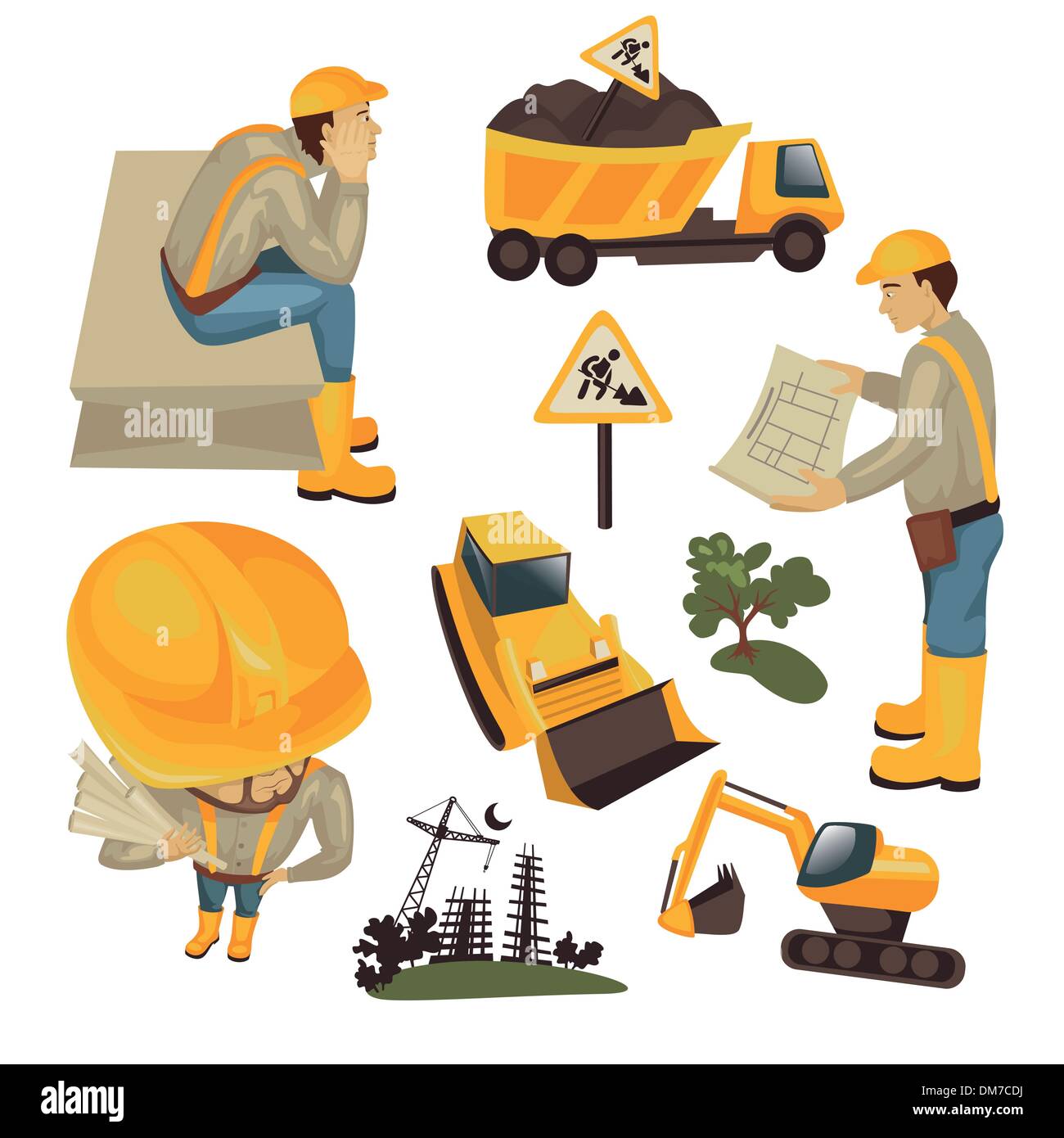 Construction crane detail Stock Vector Images - Alamy