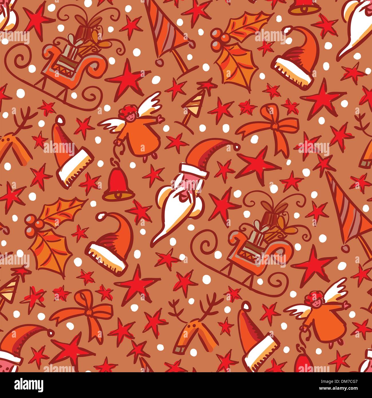 Christmas tile pattern hi-res stock photography and images - Alamy