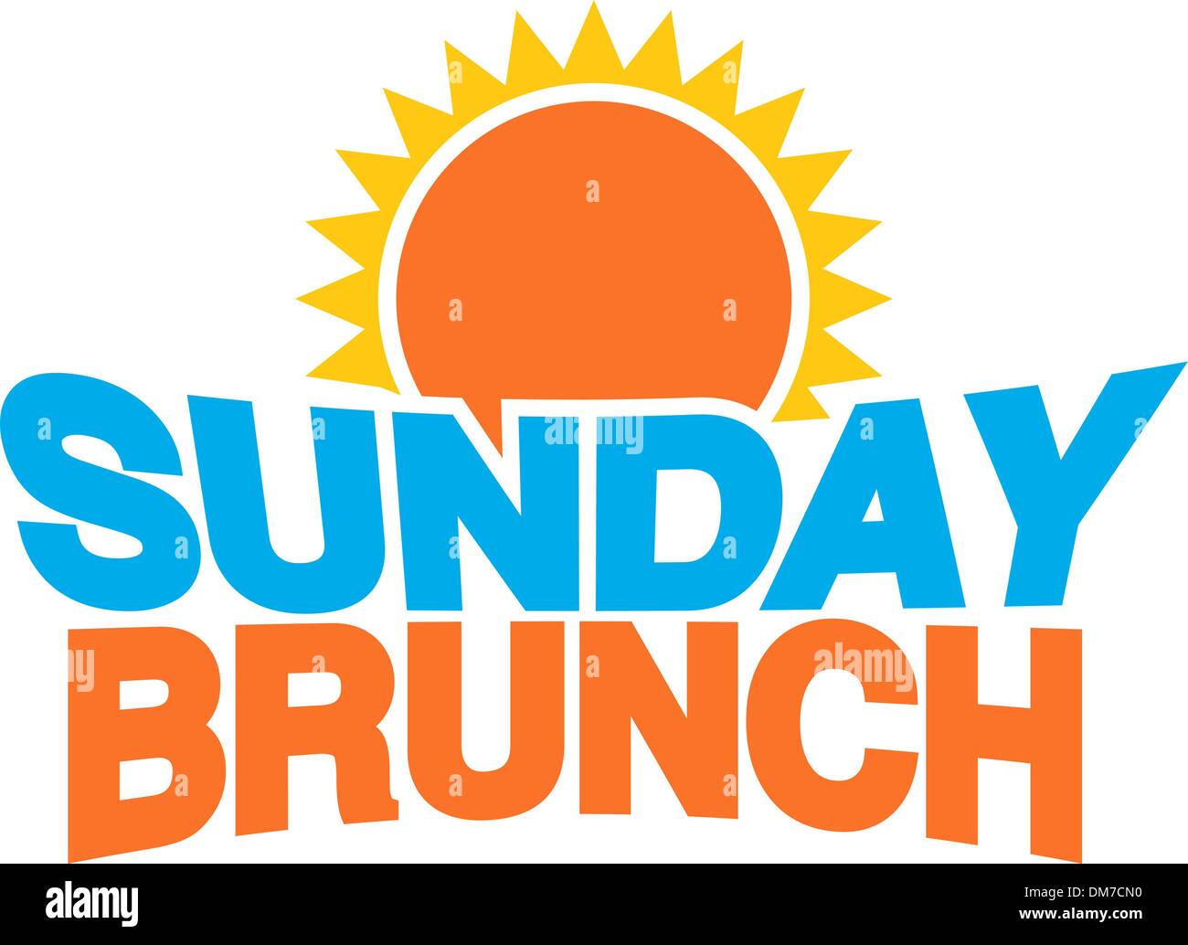 Sunday brunch text hi-res stock photography and images - Alamy