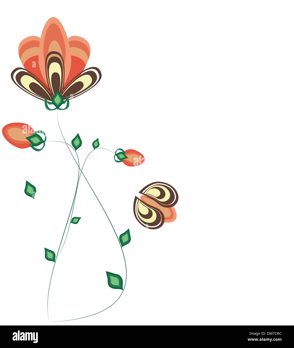 Beautiful image of a flower Stock Vector Images - Alamy