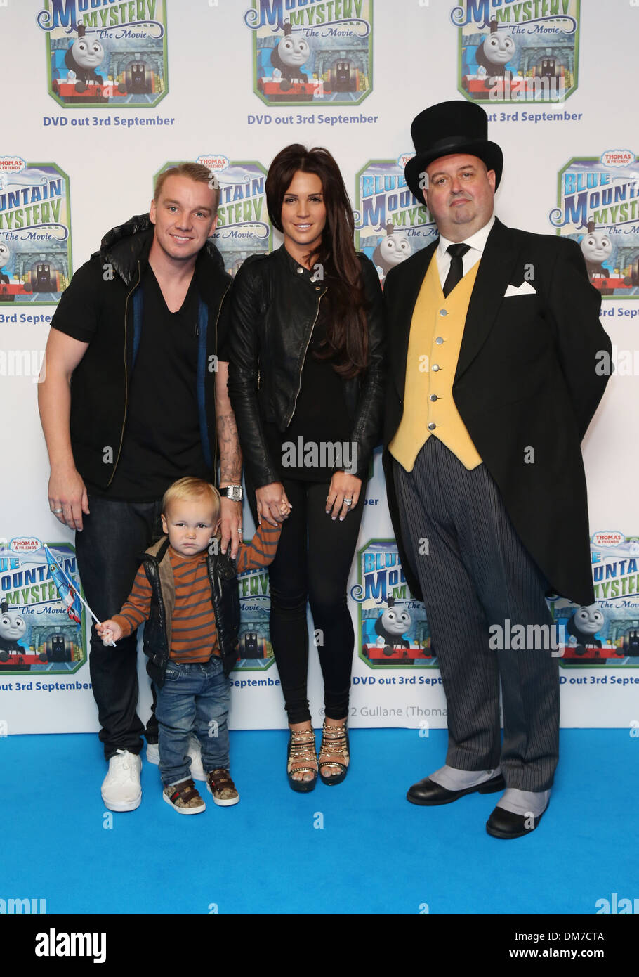 Danielle Lloyd Jamie O'Hara and their son Archie Thomas & Friends Blue ...