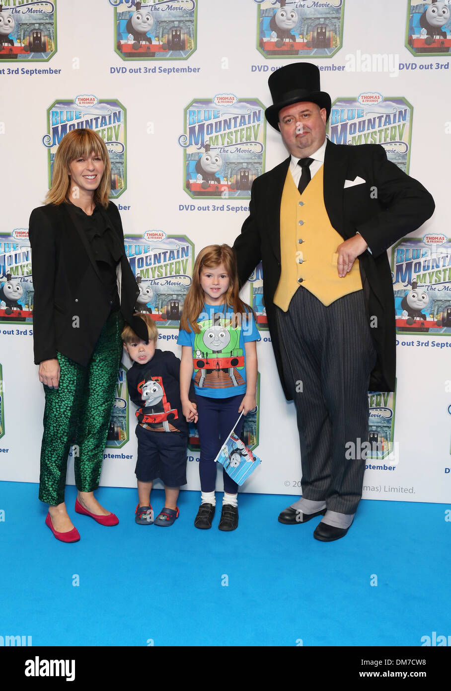 Kate Garraway with her children Thomas & Friends Blue Mountain Mystery ...