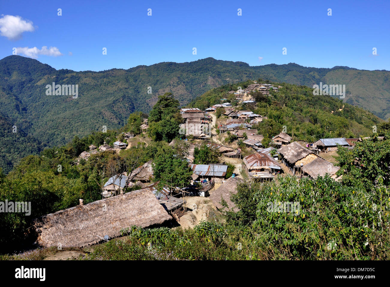 India, Arunachal Pradesh, Tirap region, Khonsa, Nocte tribe Stock Photo ...