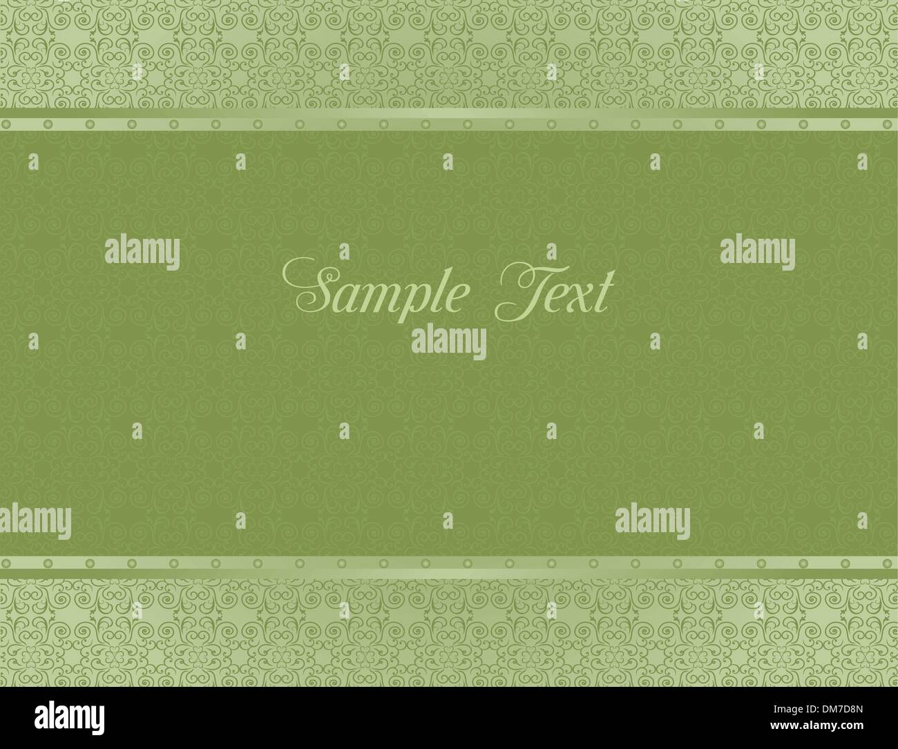 Green background for design of cards and invitation Stock Vector Image ...