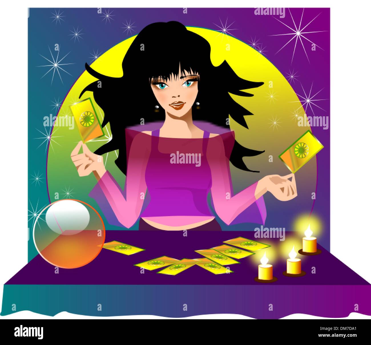 The omen poster Stock Vector Images - Alamy