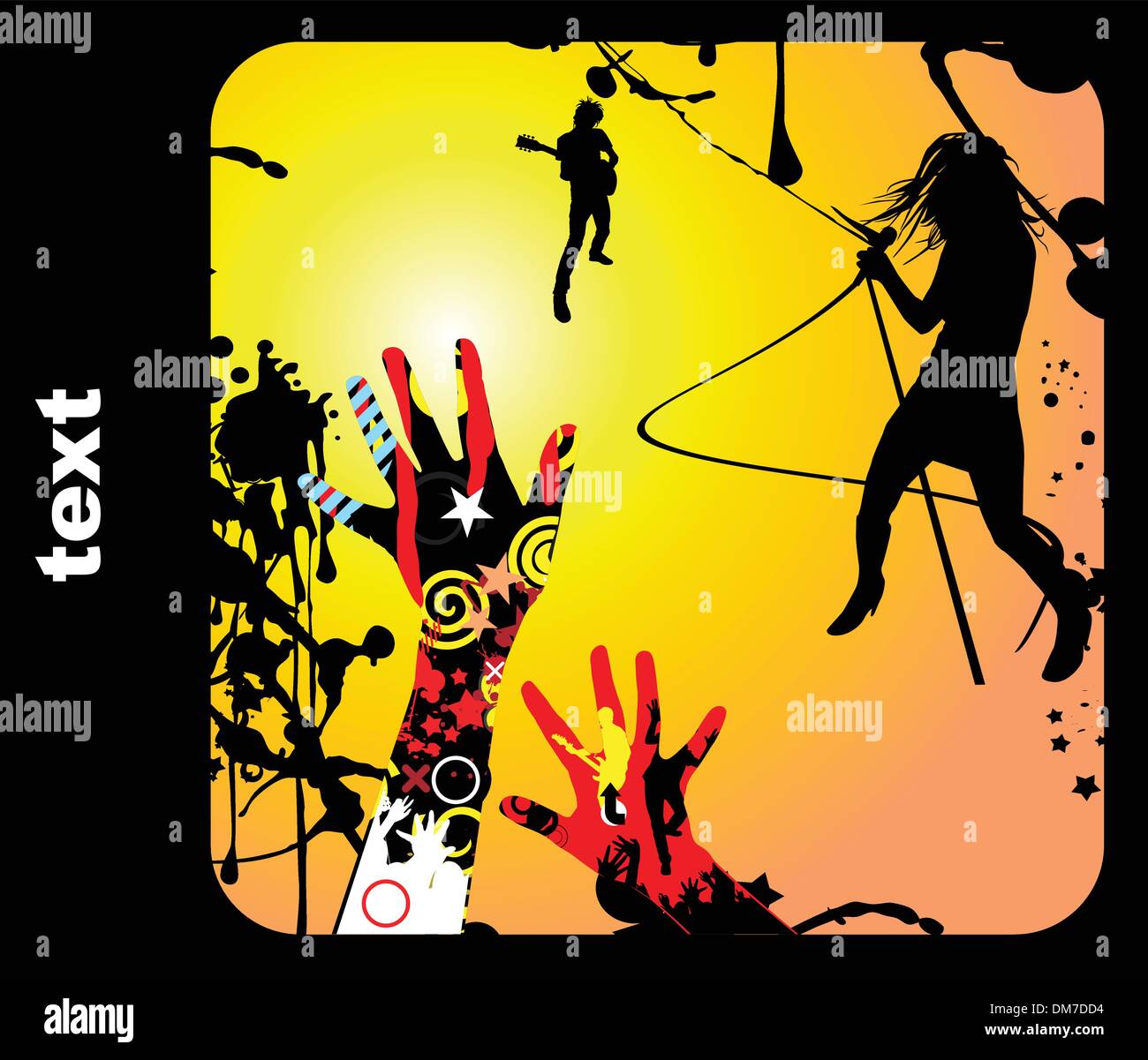 Group silhouette party hi-res stock photography and images - Alamy