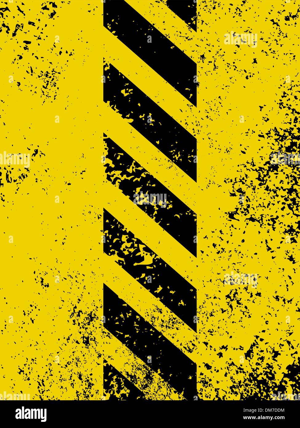 A grungy and worn hazard stripes texture. EPS 8 Stock Vector Image ...
