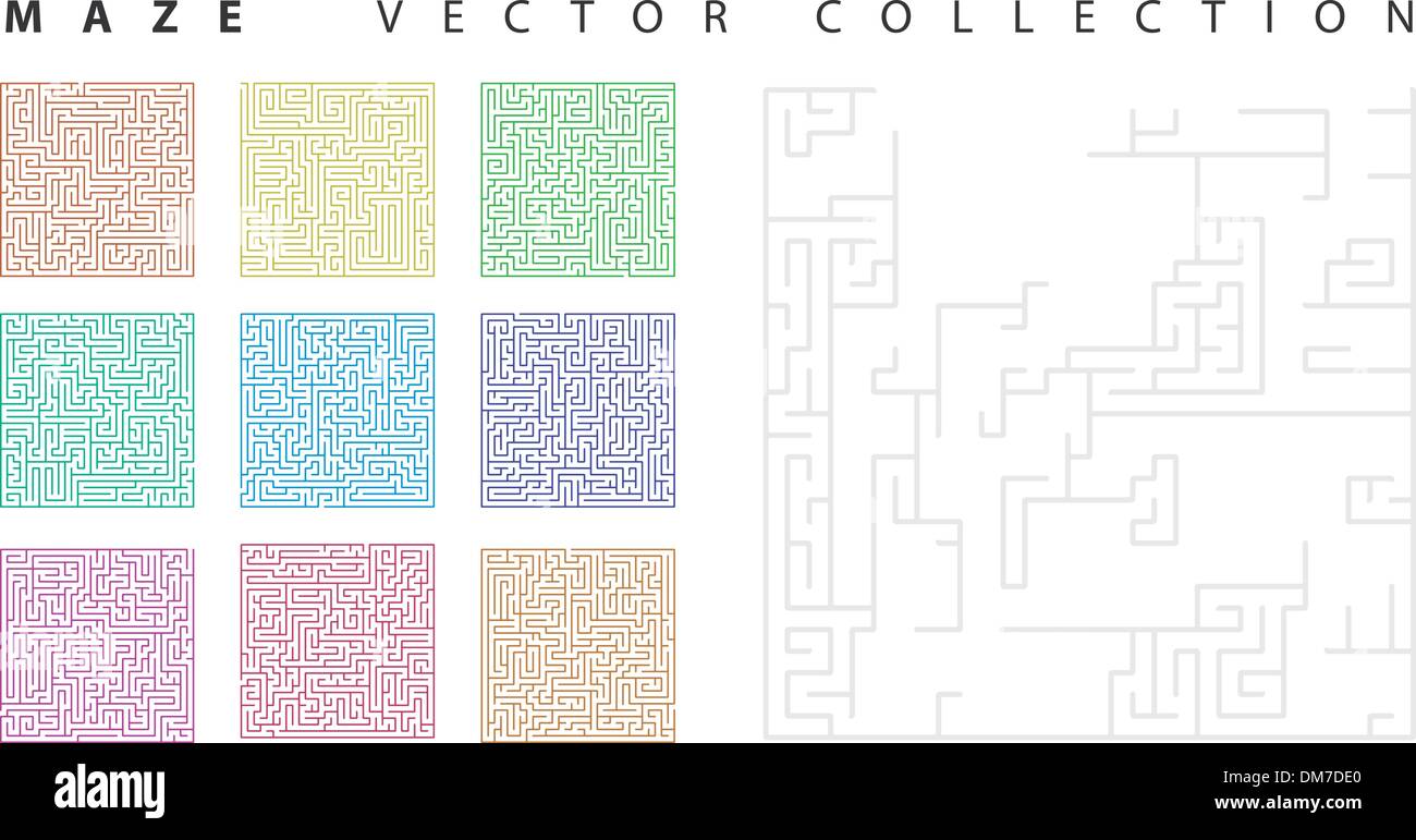 Mazes Stock Vector Images - Alamy
