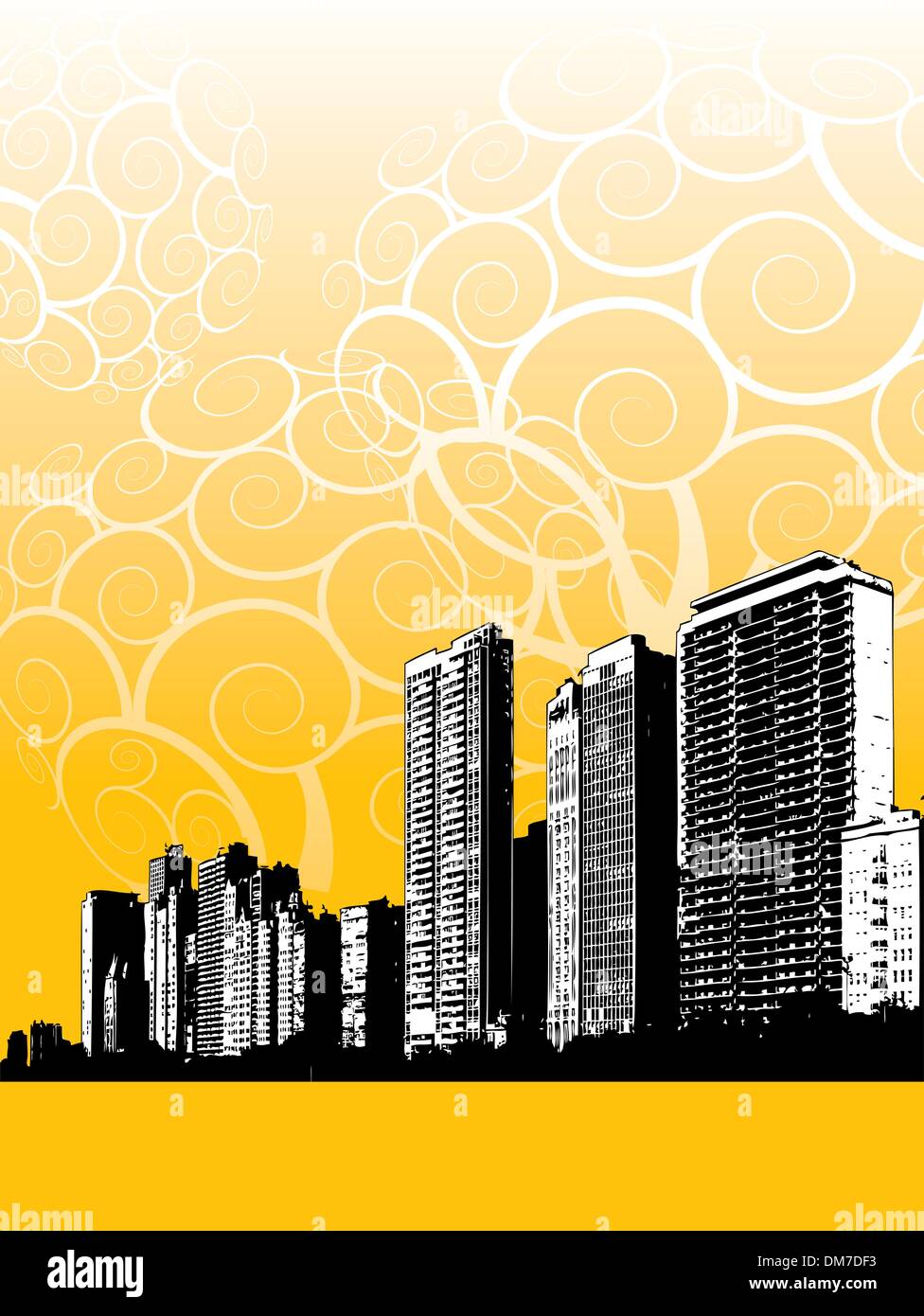 Abstract vector city Stock Vector Images - Alamy