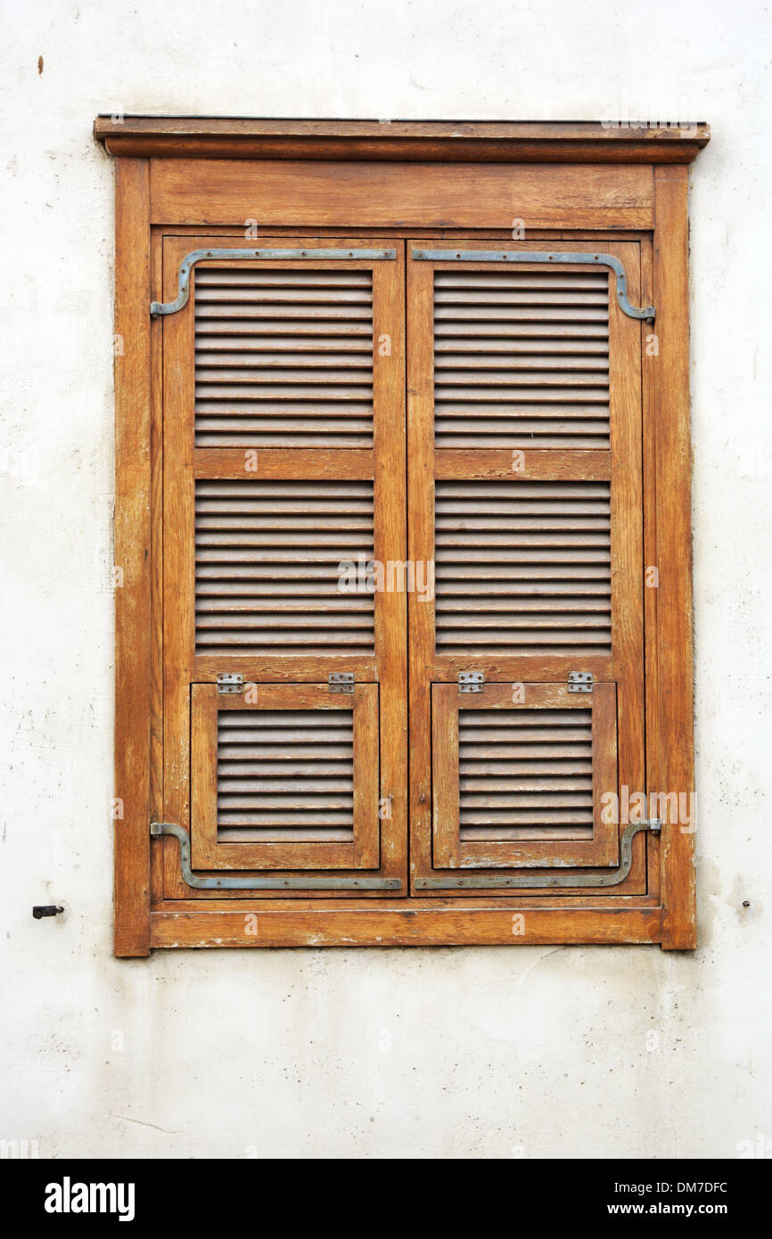 vintage wooden window Stock Photo - Alamy