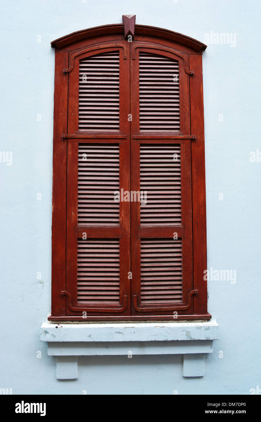 vintage wooden window Stock Photo - Alamy