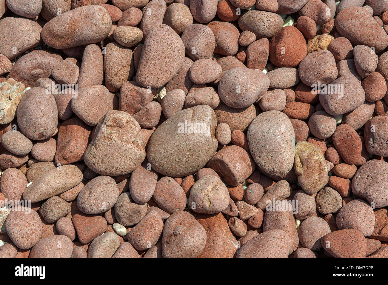 red pebbles background Stock Photo - Alamy