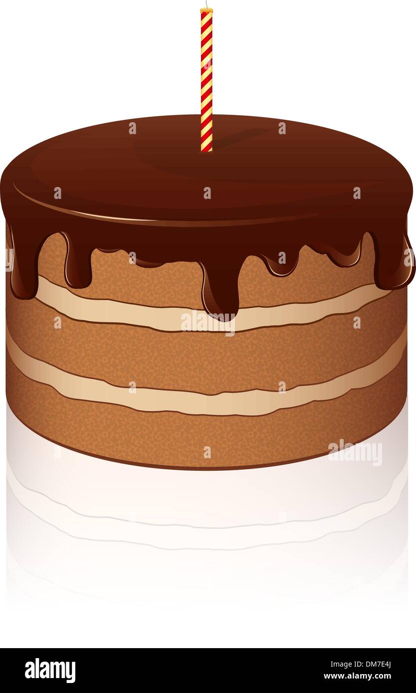 Vector Chocolate cake Stock Vector Image & Art - Alamy