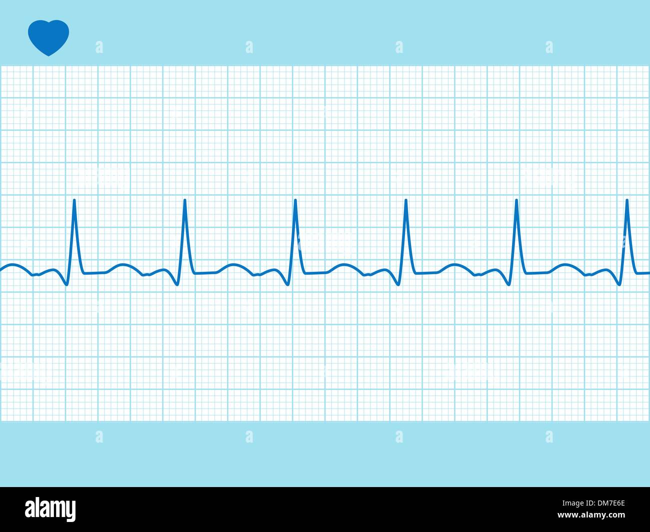 Heart cardiogram fully editable. EPS 8 Stock Vector Image & Art - Alamy
